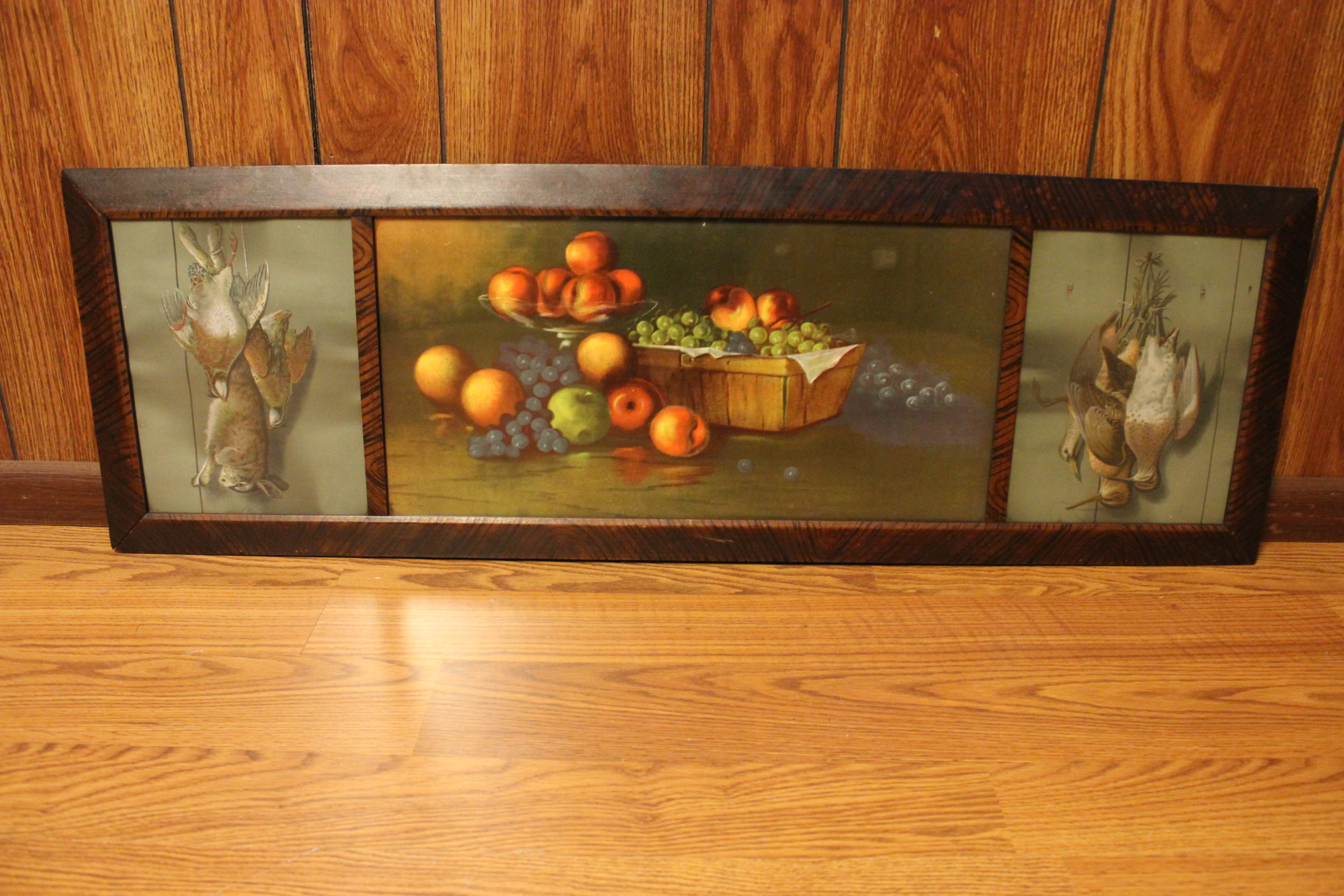 19th Century Triple Oak Divided Frame | EBTH