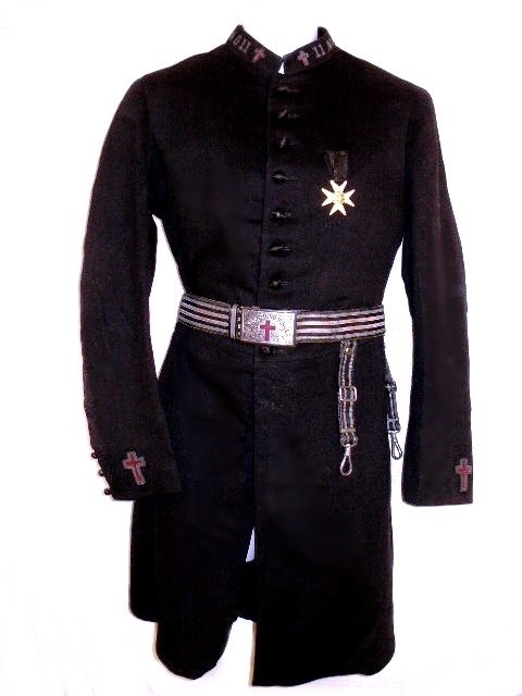 Vintage Masonic Knights Templar Military Uniform with Sash and Sword ...