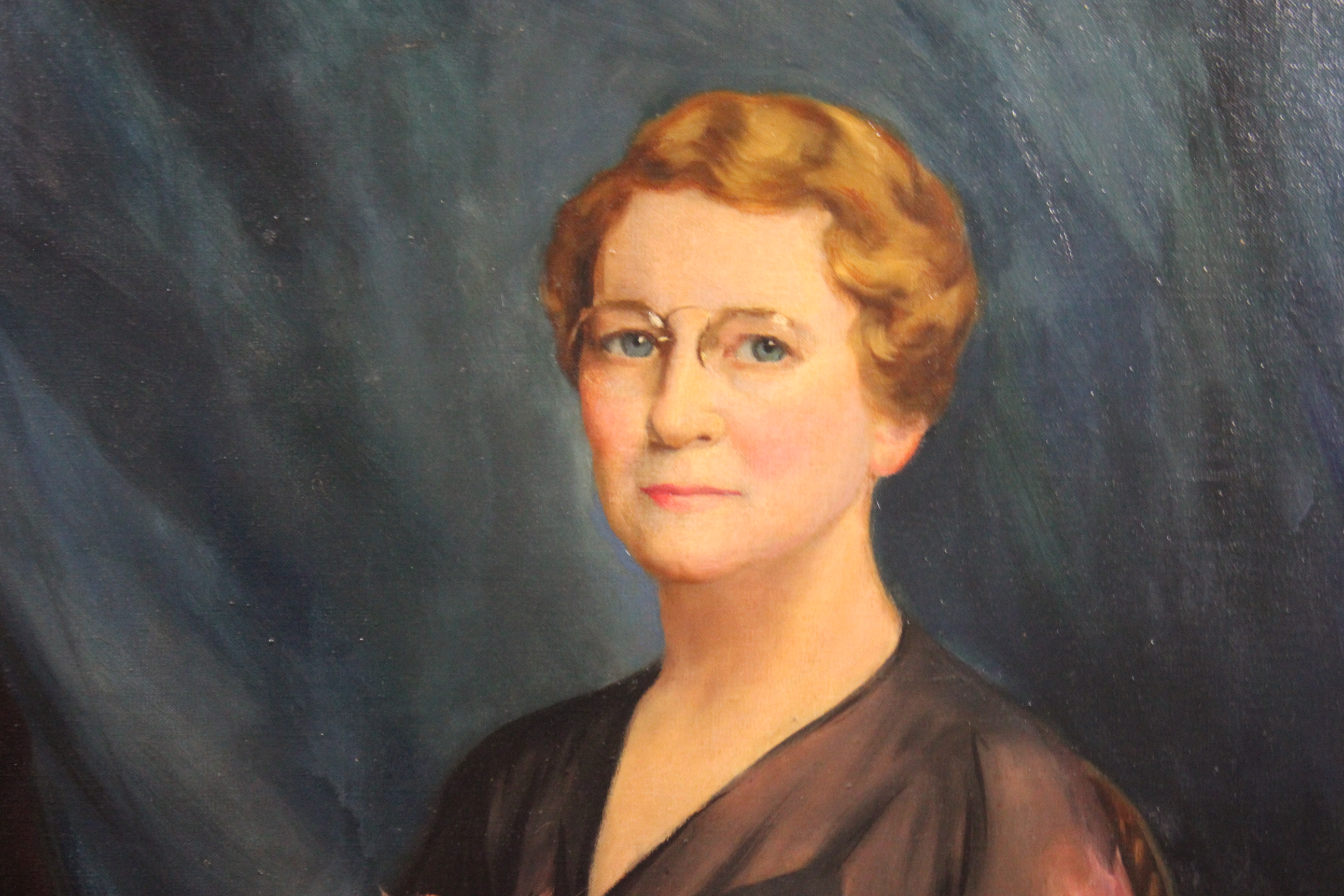Original Oil Portrait Painting of Mary Emery by Edward Firn | EBTH
