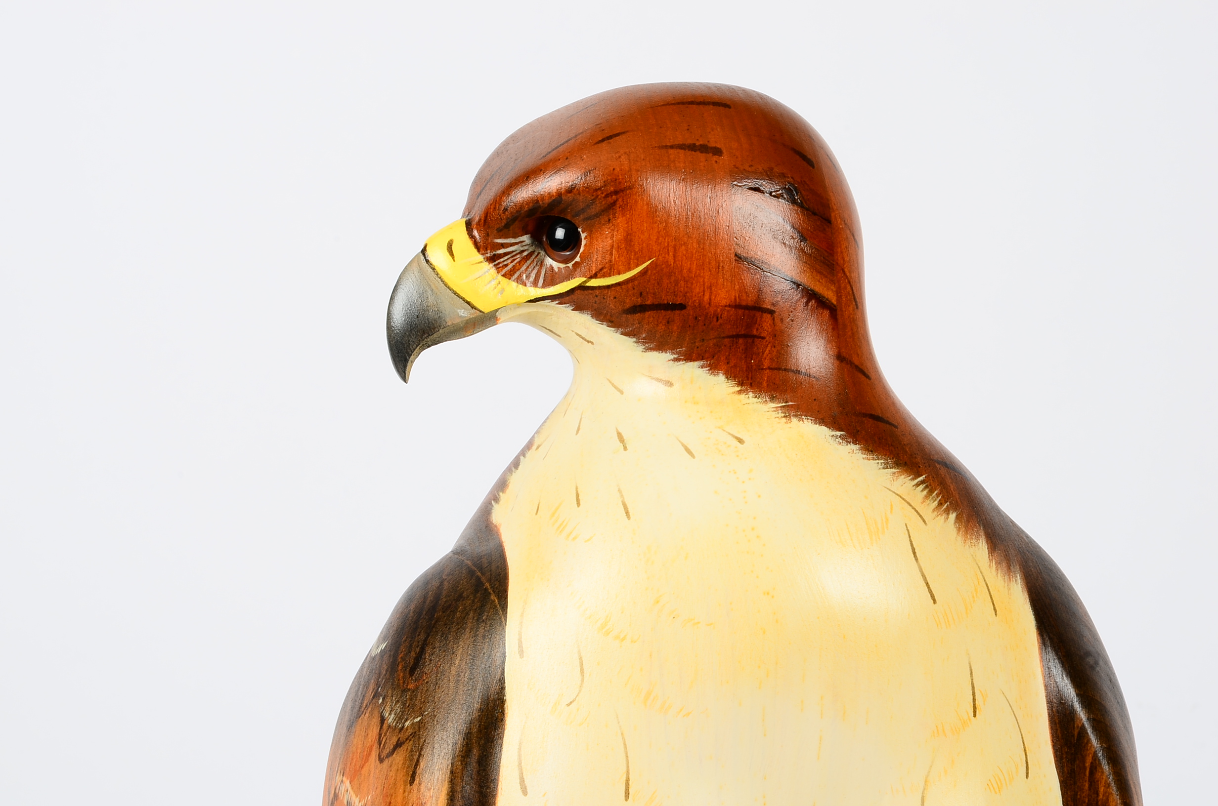 K.W. White Big Sky Carvers Golden Eagle Wood Sculpture | EBTH