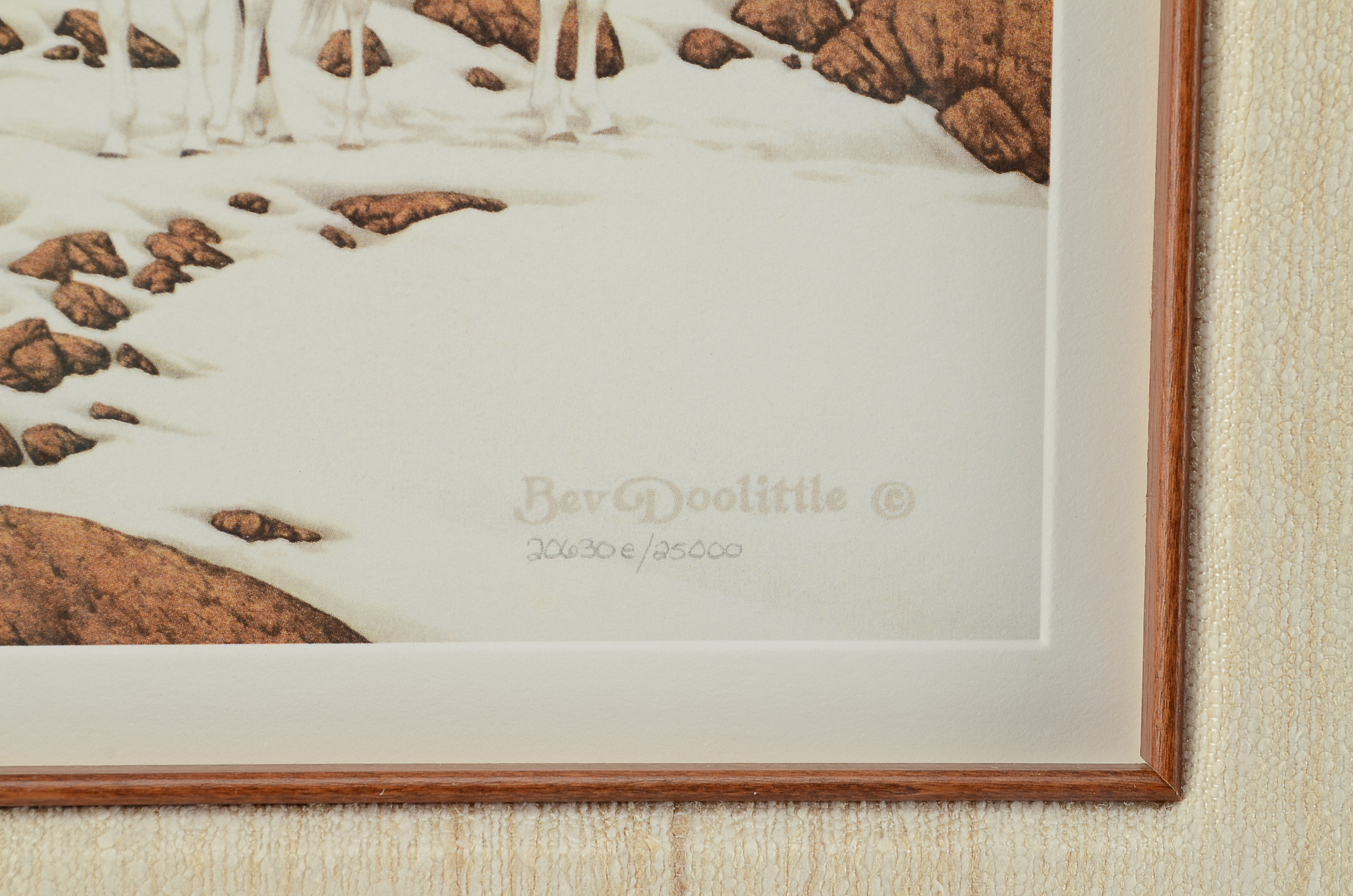 Series of Six Framed Bev Doolittle Signed Prints "Hide and Seek" | EBTH