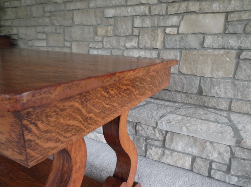 Empire Style Oak Library Table | EBTH