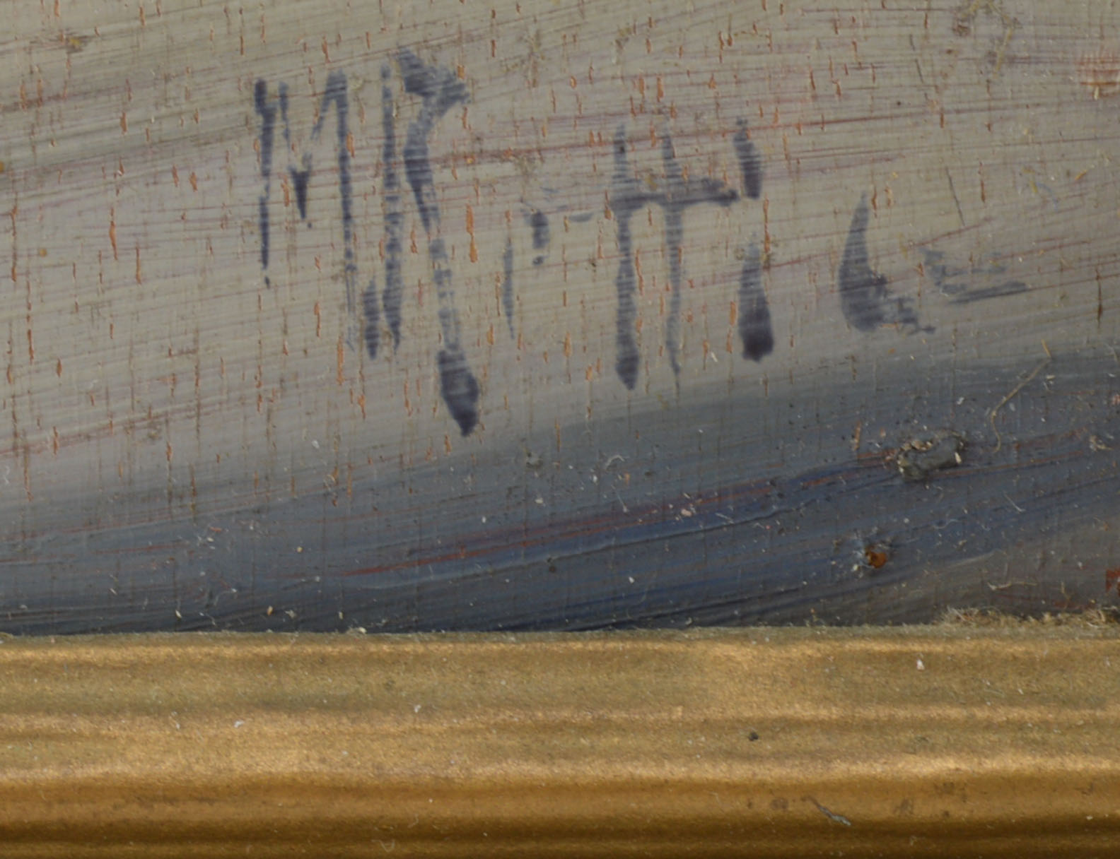 Original Martin Rettig Oil on Board Painting | EBTH