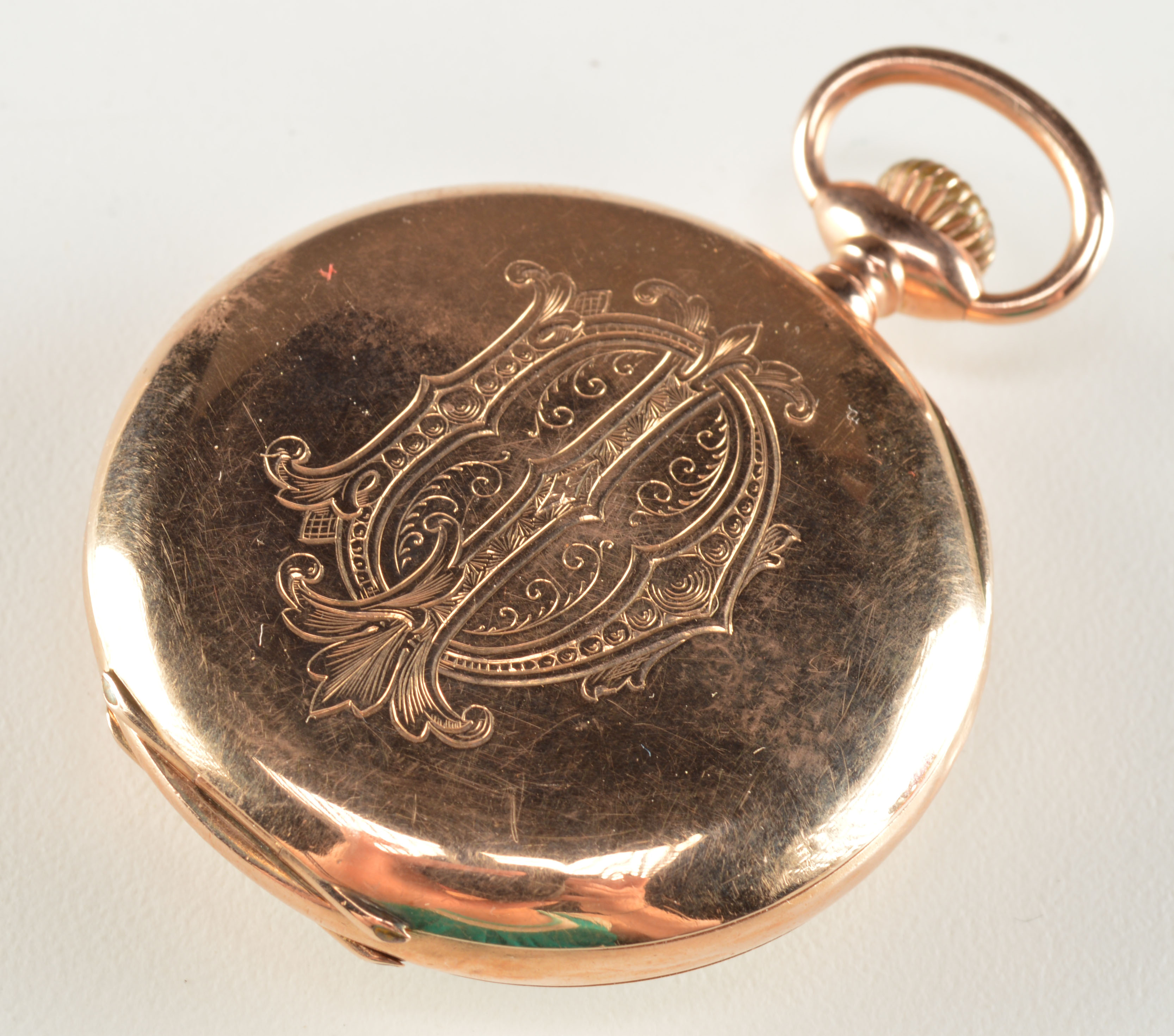 Antique Alpina 585 Gold Swiss Pocket Watch | EBTH