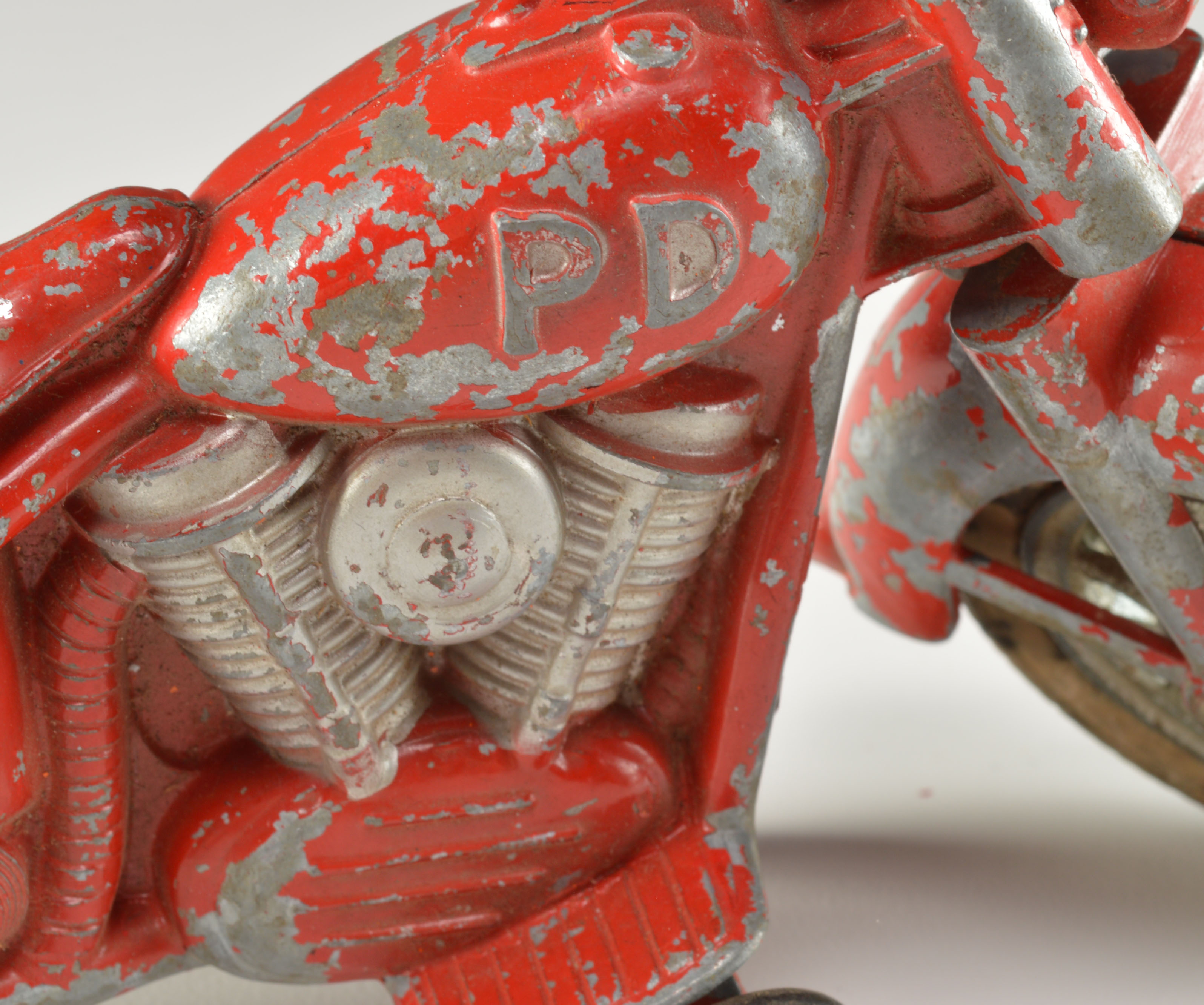 Vintage Hubley Police Motorcycle Toy | EBTH