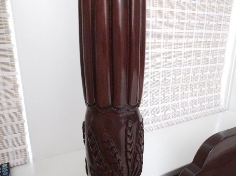 Ethan Allen Charleston Style Queen Size Four Poster Rice Bed | EBTH