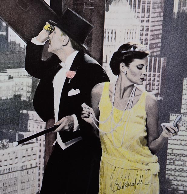 Autographed Pair of Budweiser Collage Posters | EBTH