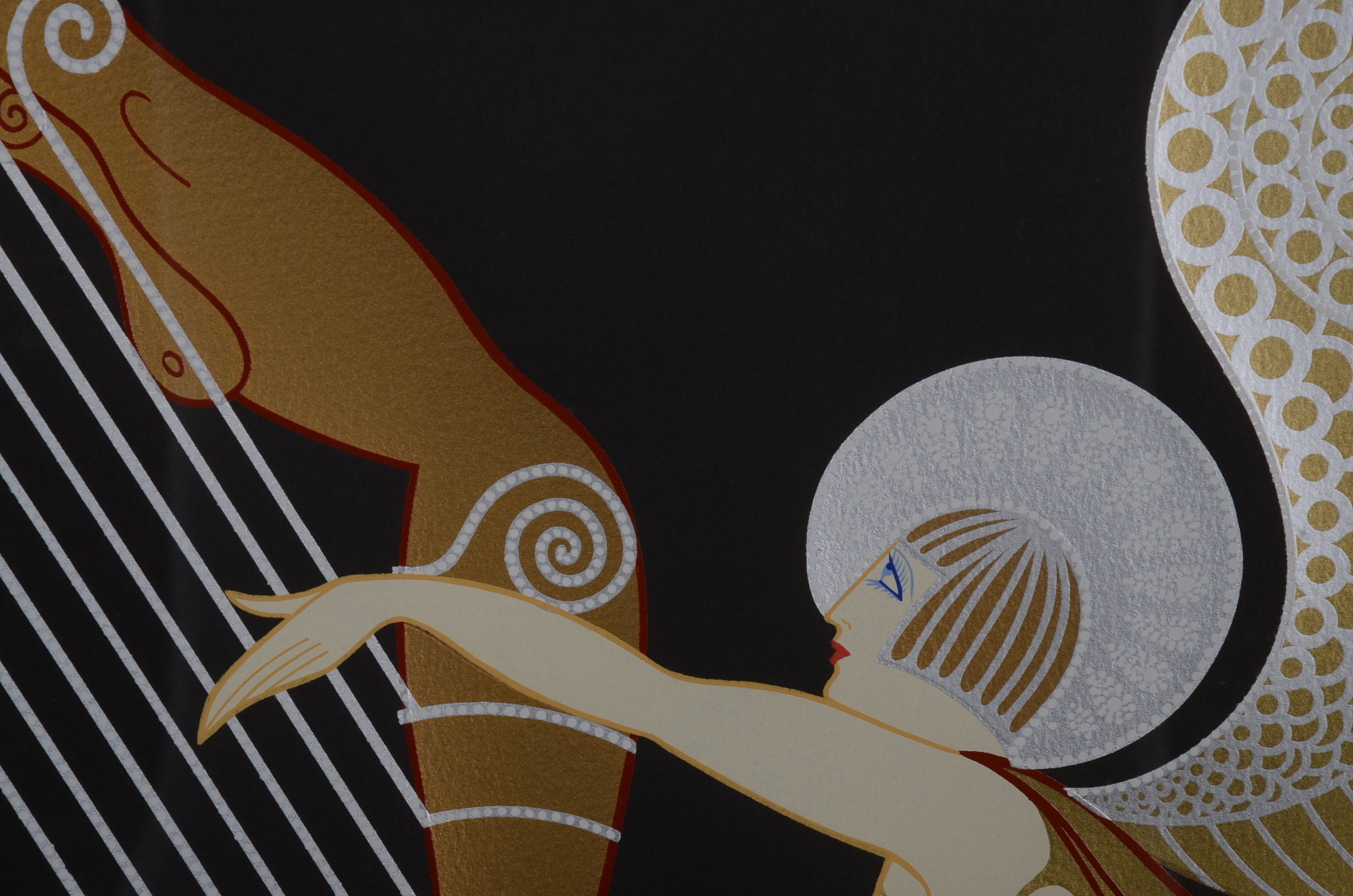 Original Erte Serigraph with Gold Foil Stamping | EBTH