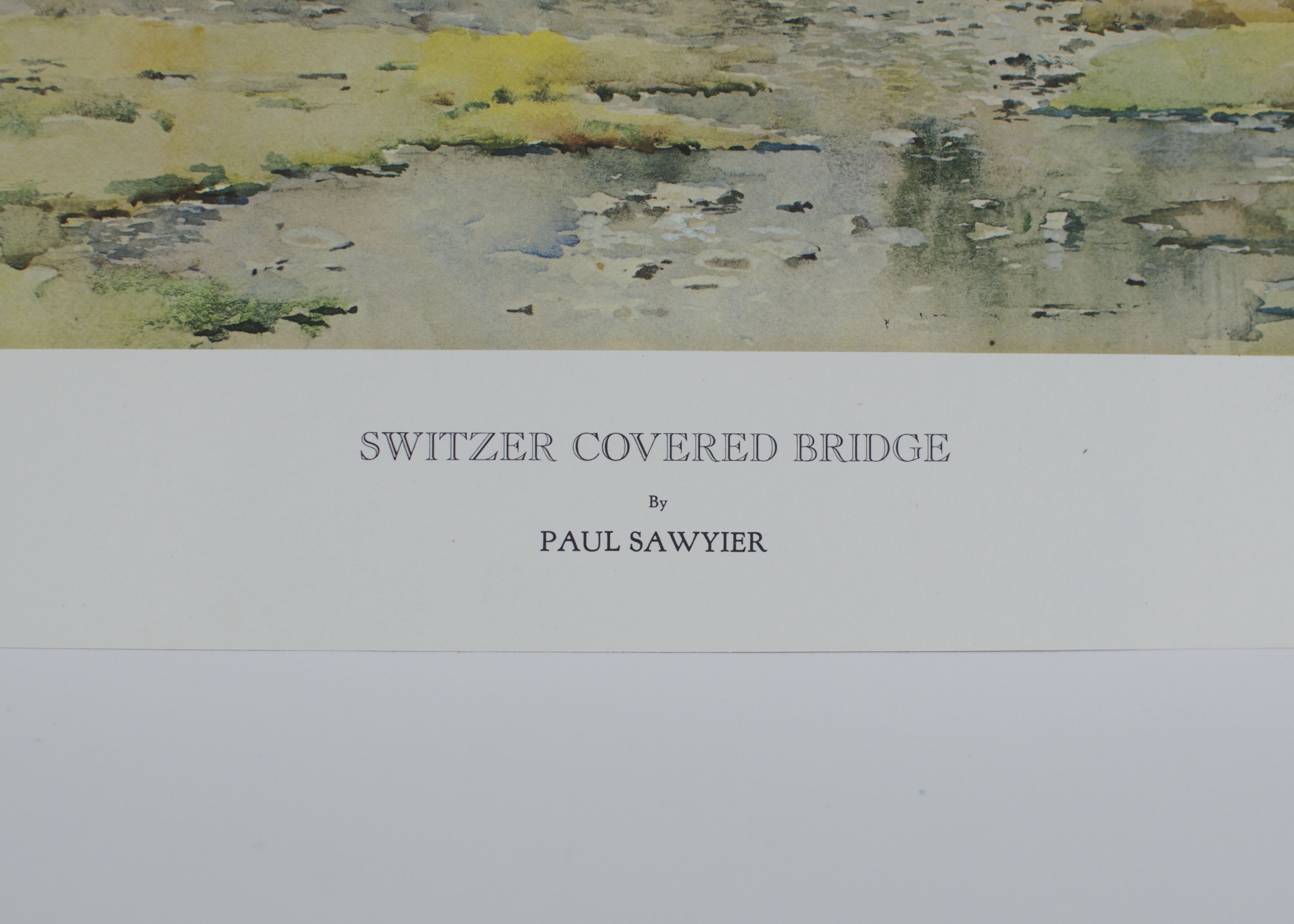 Paul Sawyier Limited Edition Print "Switzer Covered Bridge" | EBTH