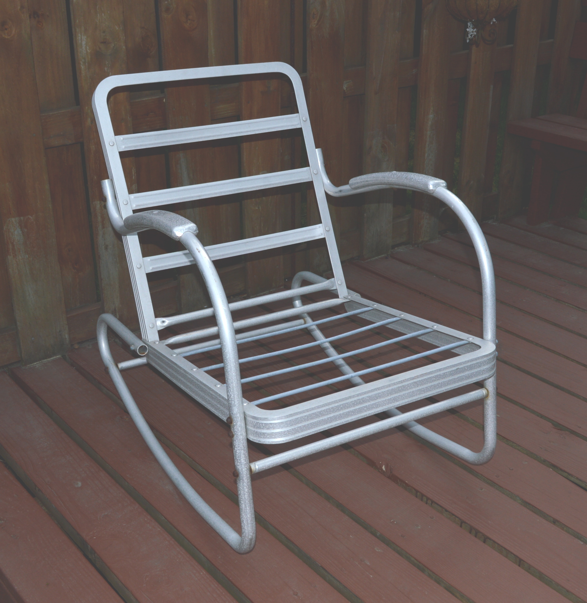 Vintage Aluminum Patio Rocker | EBTH