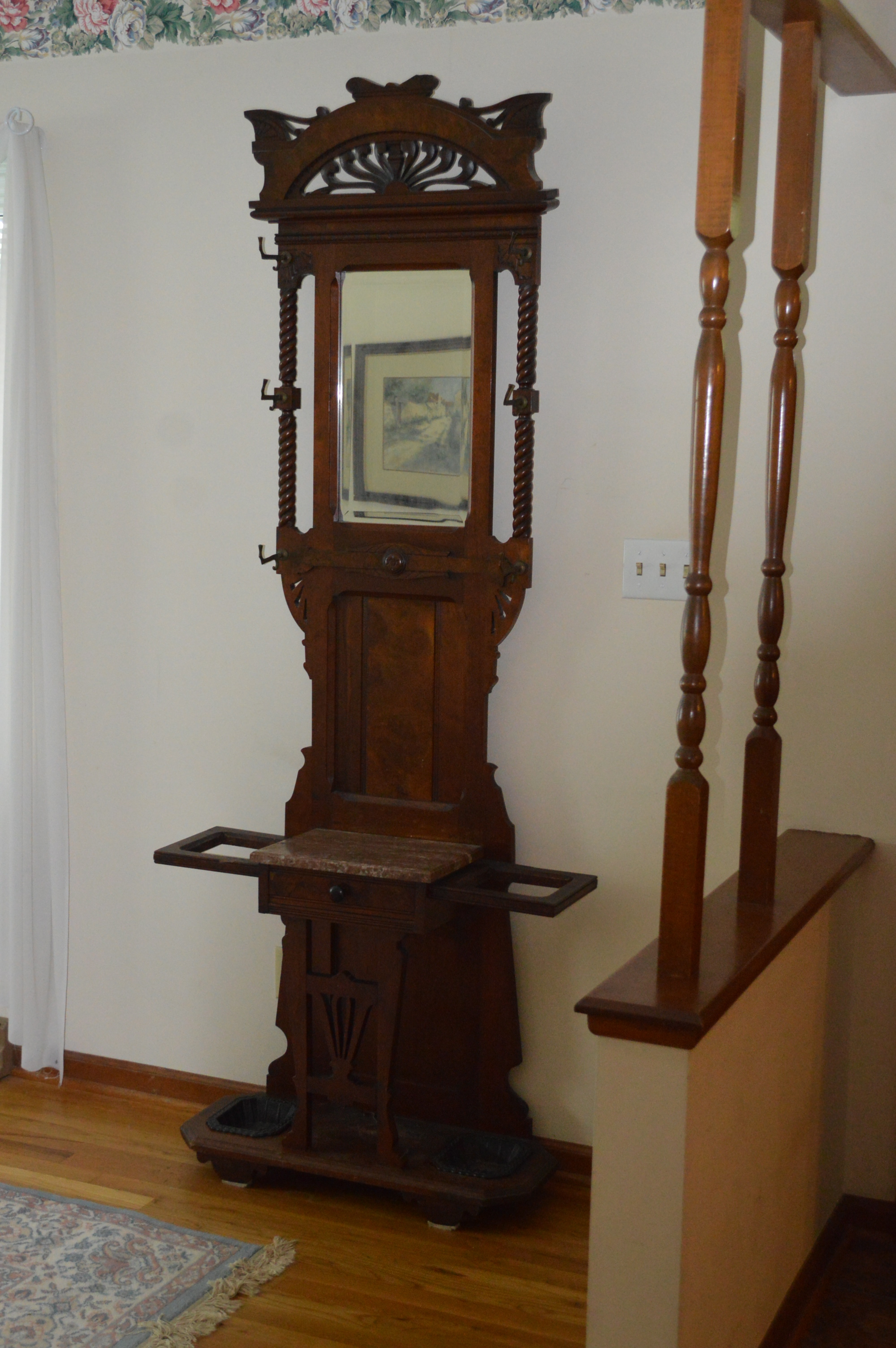 Antique Victorian Hall Tree | EBTH