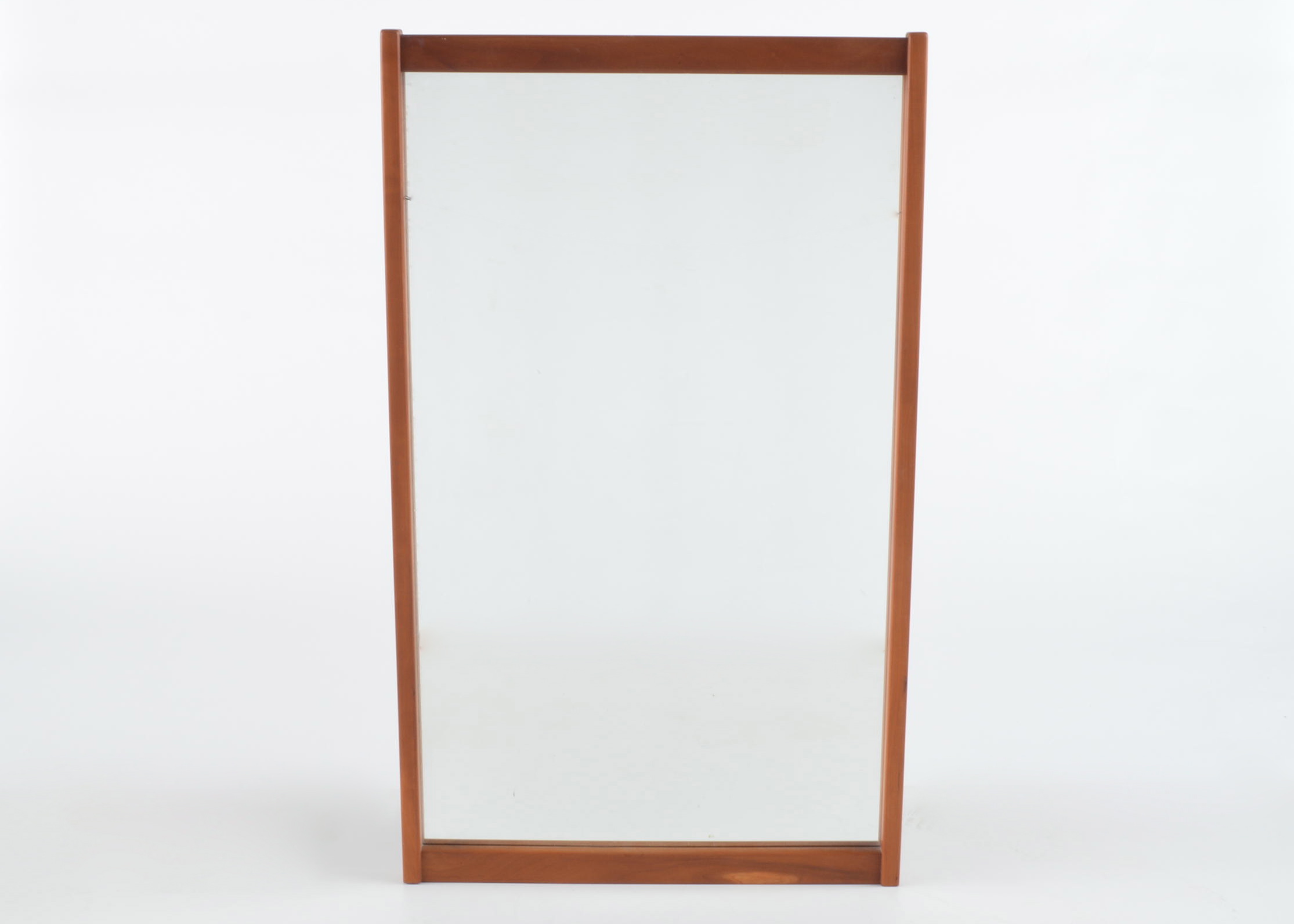 Lovely Teak Wood Framed Mirror | EBTH