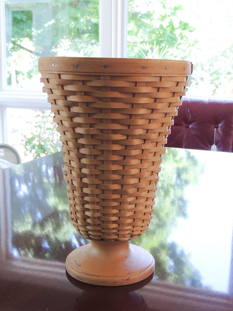 Four Longaberger Baskets with Vase | EBTH