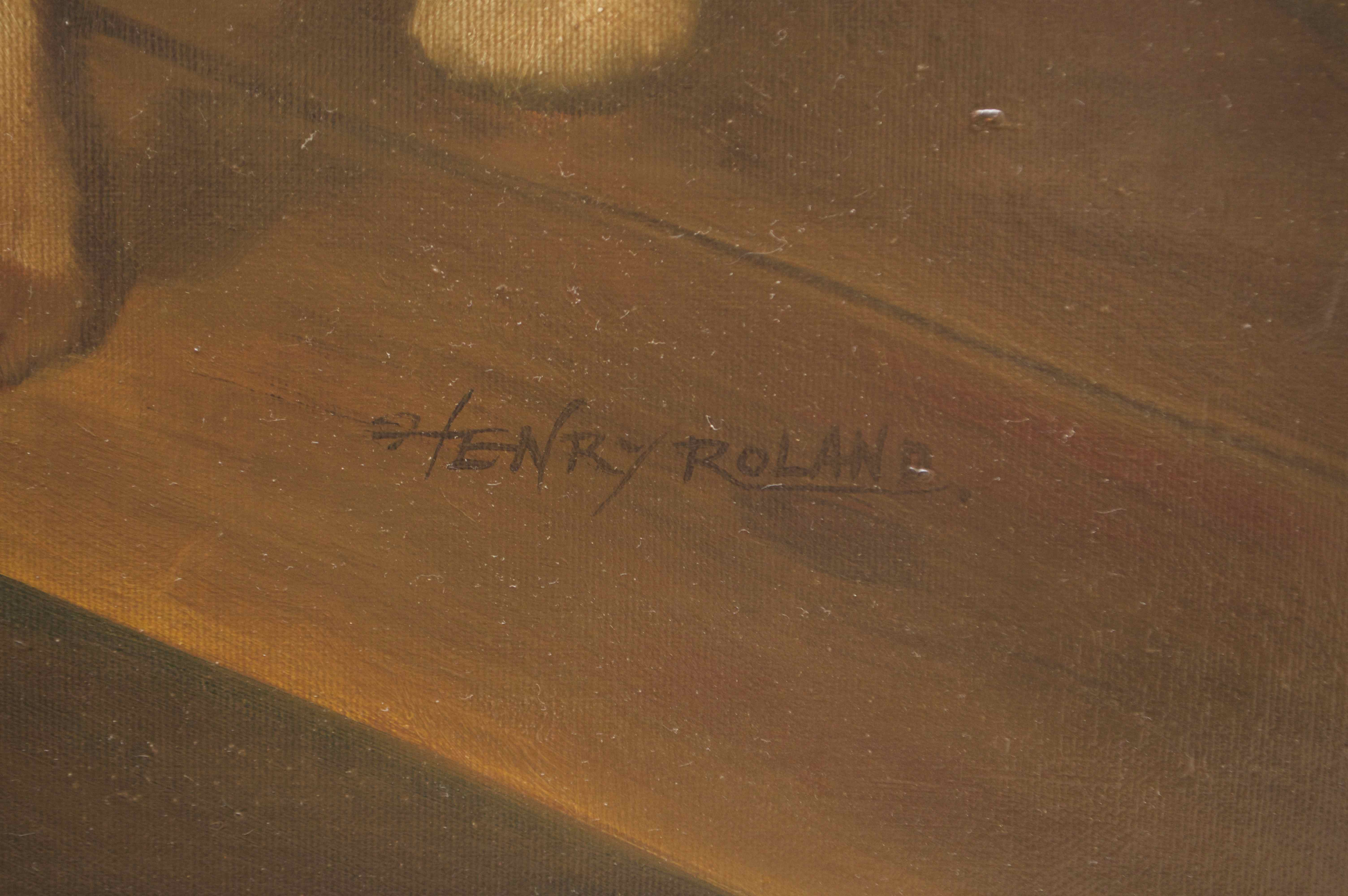 Painting by Henry Roland Oil on Canvas | EBTH