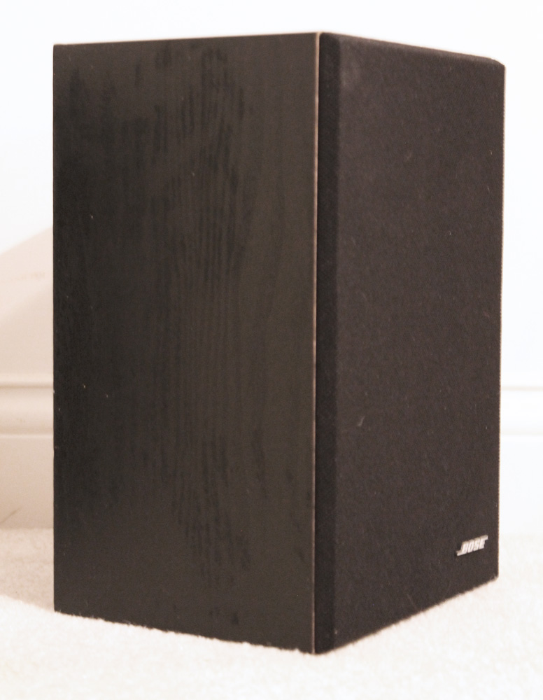 Pair of Black Front Surround BOSE Model 21 Bookshelf Speakers | EBTH