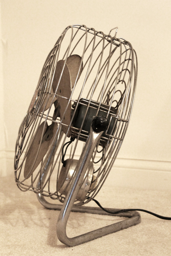 Vintage Industrial Metal Patton Air Circulator Floor Fan | EBTH
