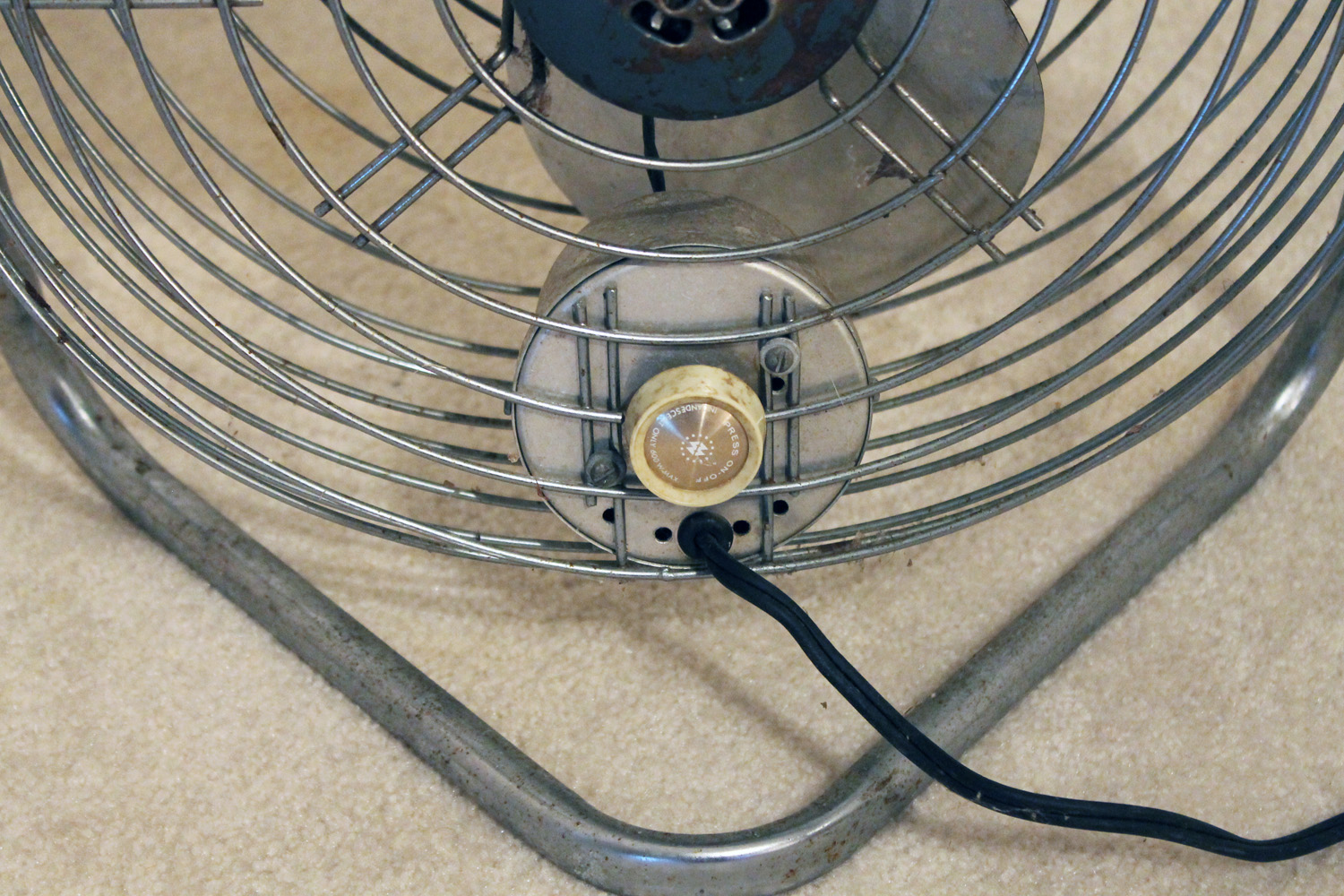 Vintage Industrial Metal Patton Air Circulator Floor Fan | EBTH