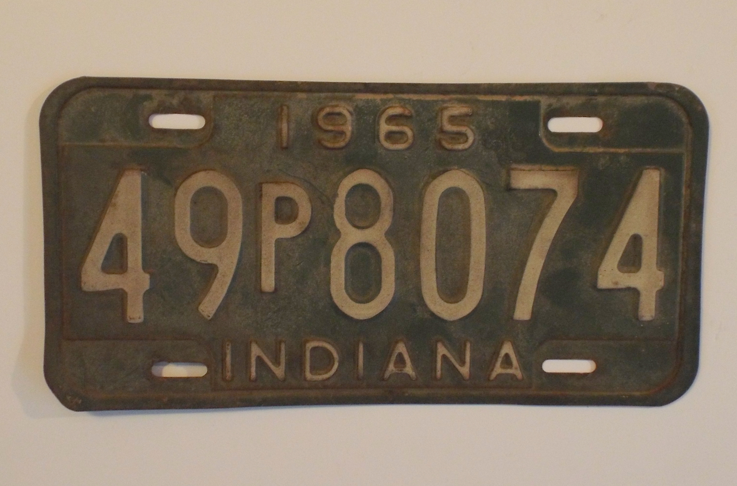 Set of Five Vintage Indiana License Plates | EBTH