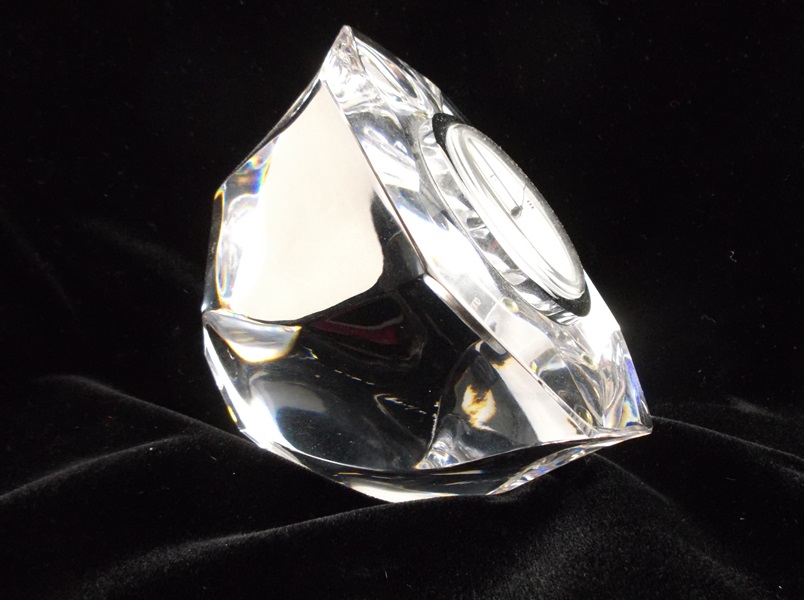 Orrefors Crystal "Residence" Clock | EBTH