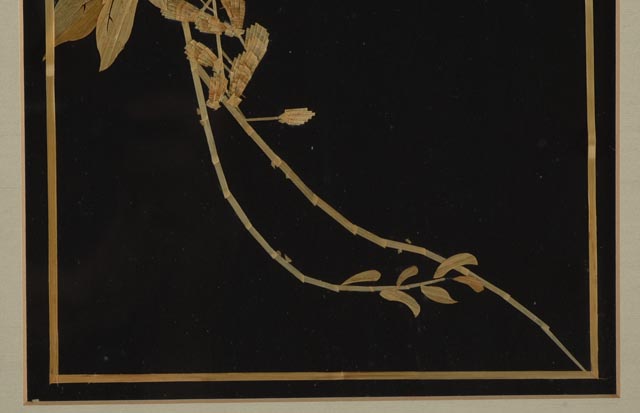 Set of Three Chinese Wheat Straw Artwork Pictures | EBTH