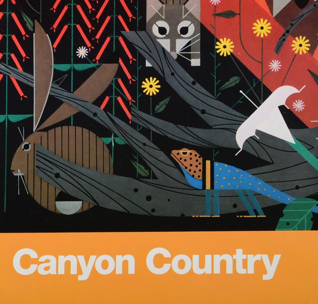 1990 Charley Harper "Canyon Country" Poster | EBTH