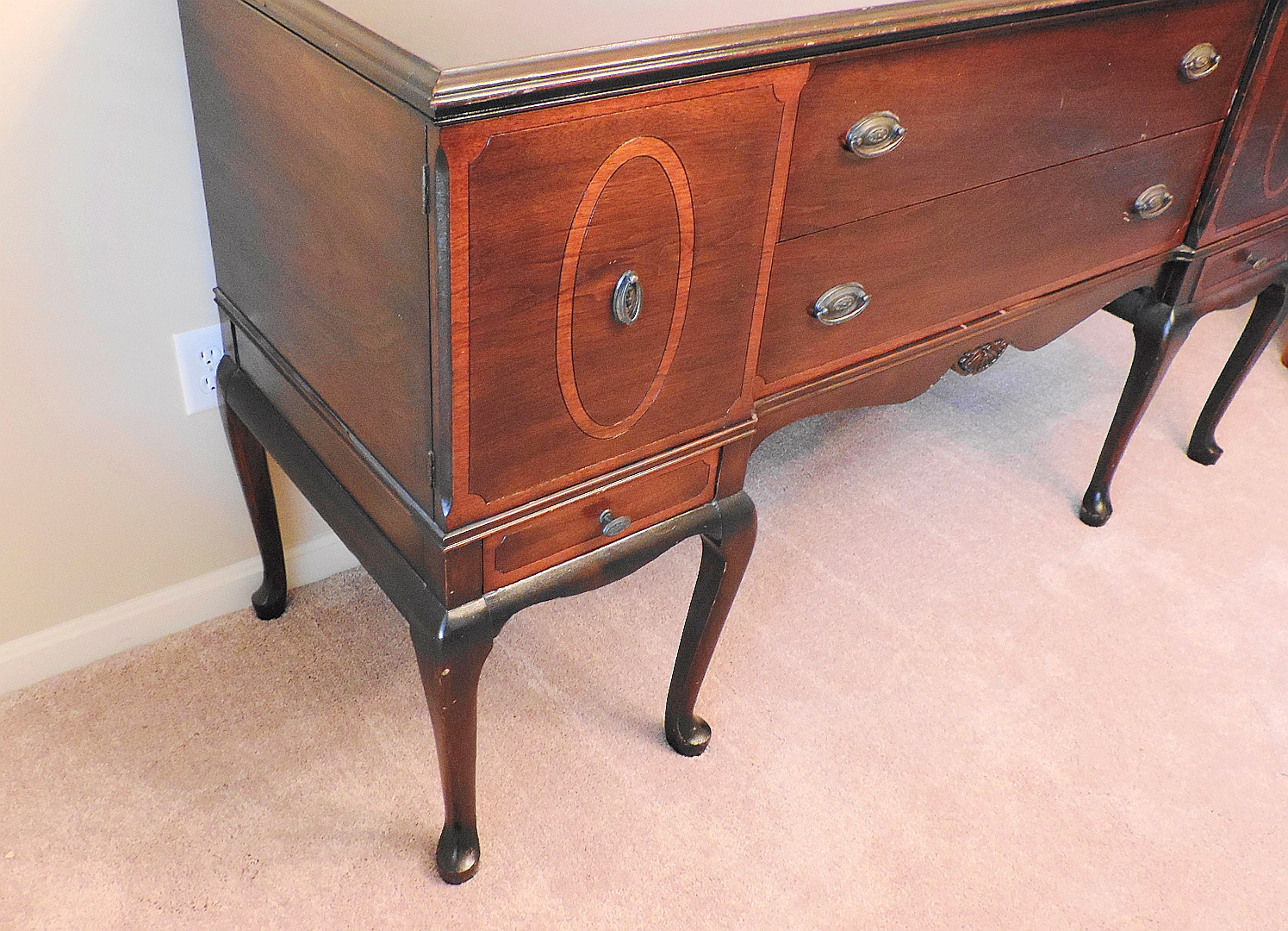 1920s Mahogany Sideboard | EBTH