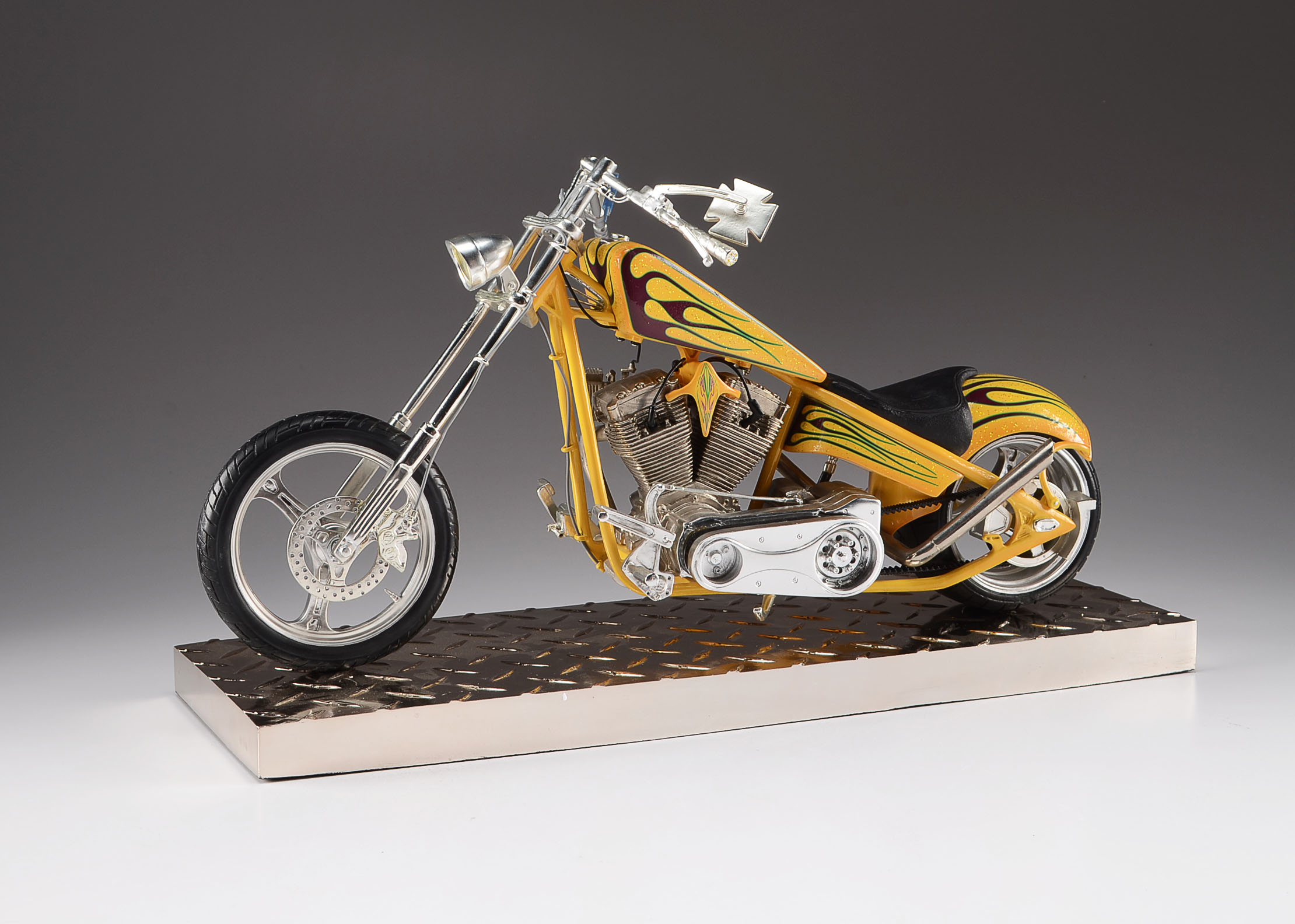 Huge Scale Model Custom Designed Motorcycle | EBTH