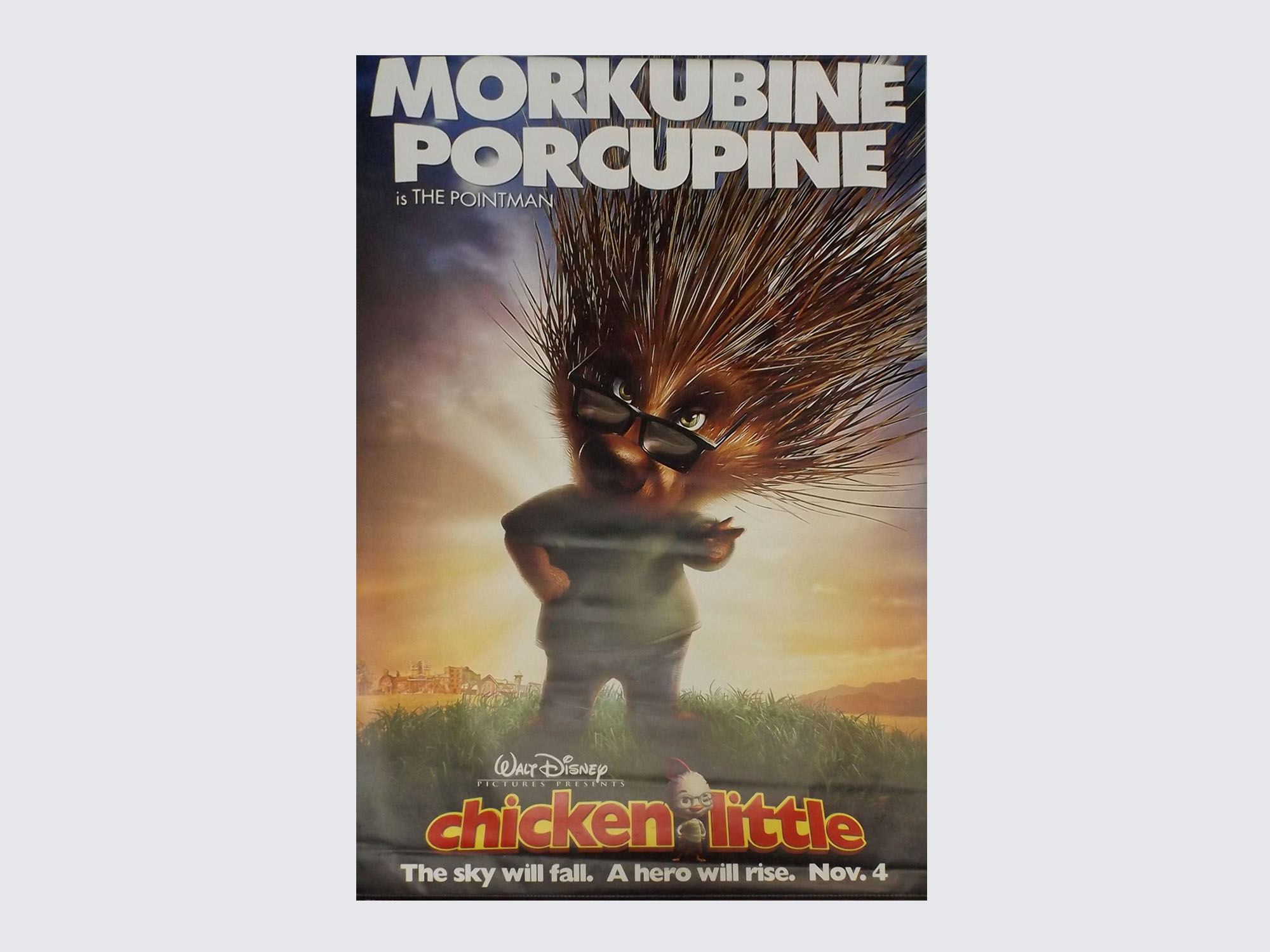 Disney 'Chicken Little' Vinyl Movie Poster | EBTH