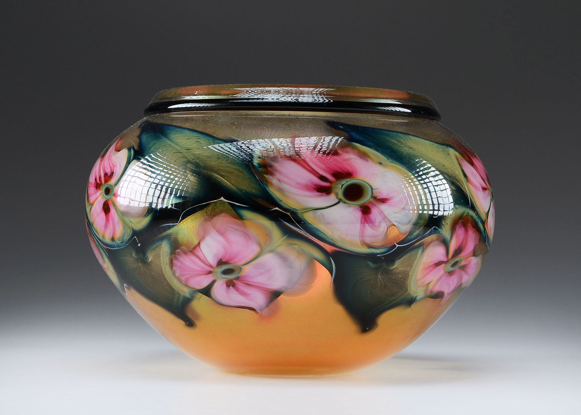 John Lotton Signed Art Glass Bowl | EBTH