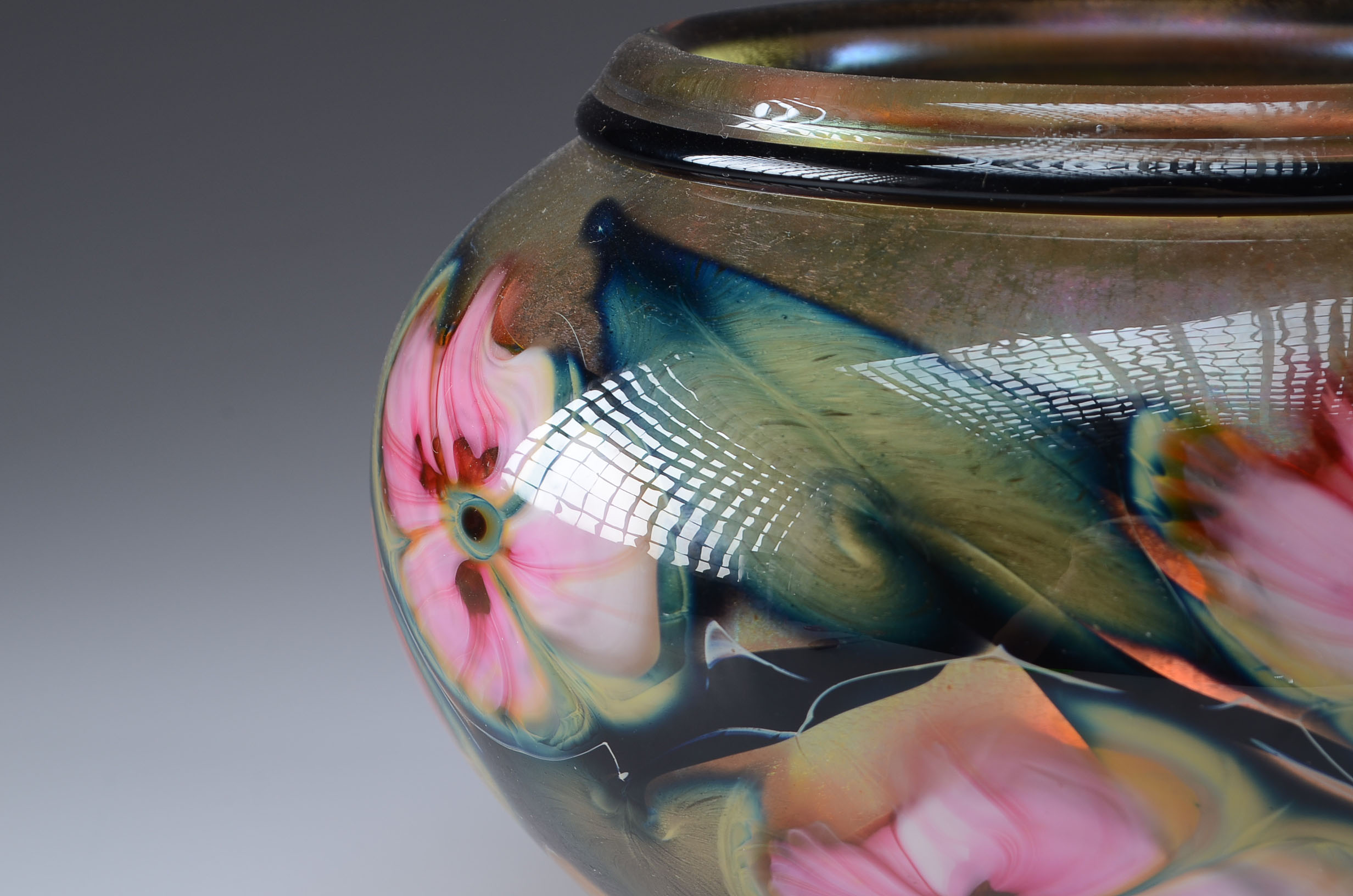 John Lotton Signed Art Glass Bowl | EBTH