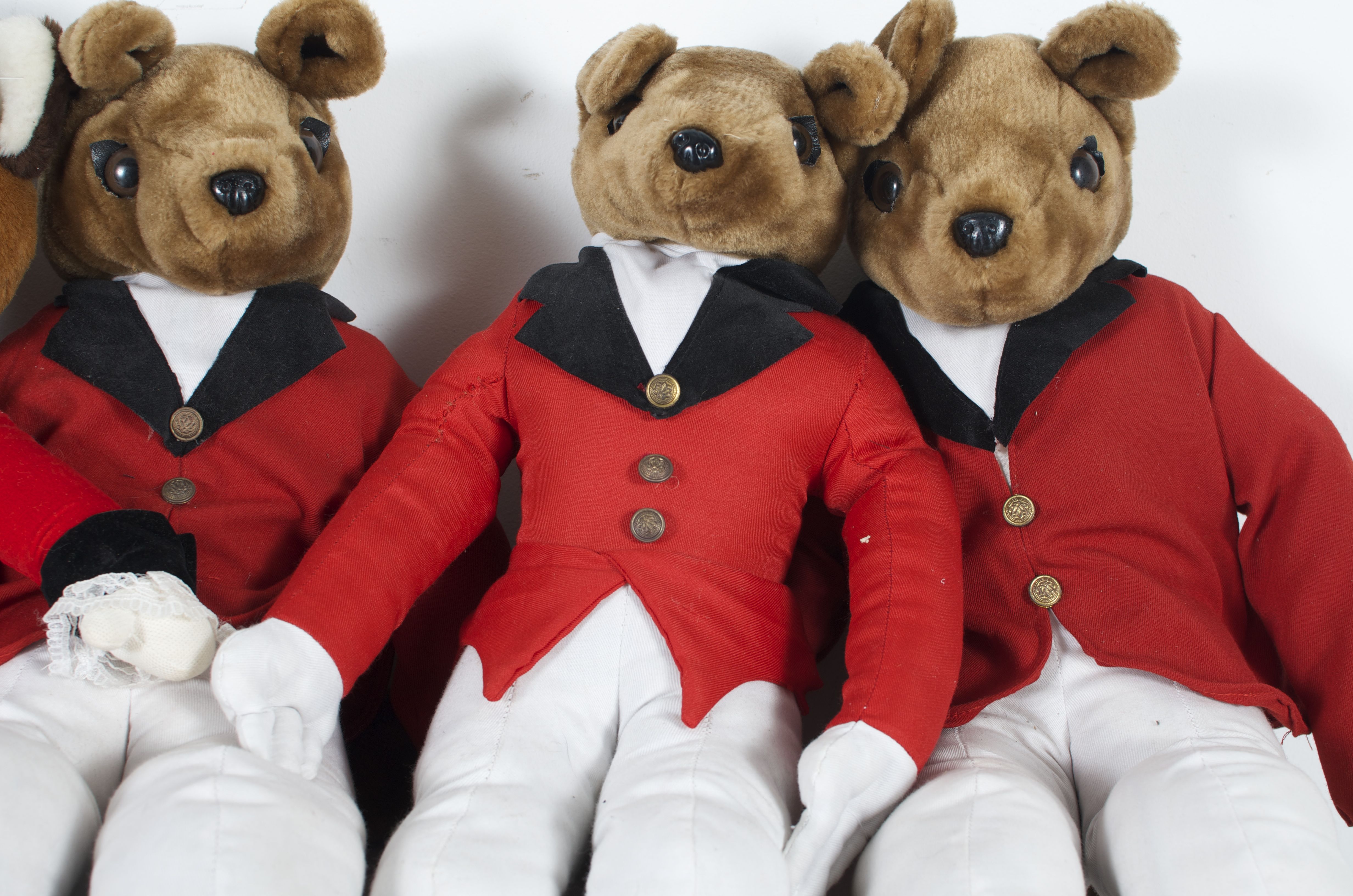 Vintage English Fox Hunting Stuffed Animals | EBTH