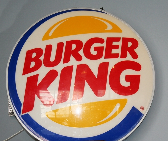 Lighted Burger King Sign | EBTH