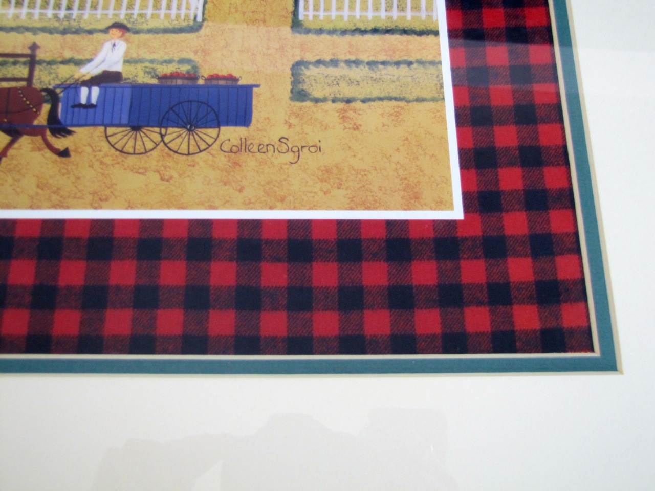 Framed Colleen Sgroi Folk Art Colonial | EBTH