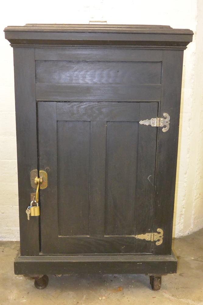 Antique c.1890 Wooden Ice Box | EBTH