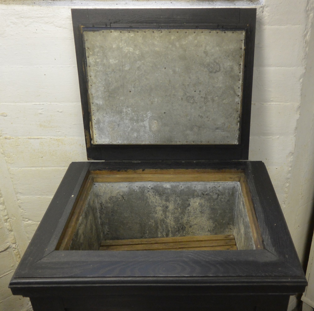 Antique c.1890 Wooden Ice Box | EBTH