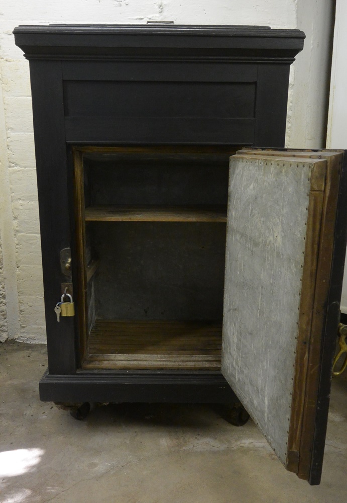 Antique c.1890 Wooden Ice Box | EBTH