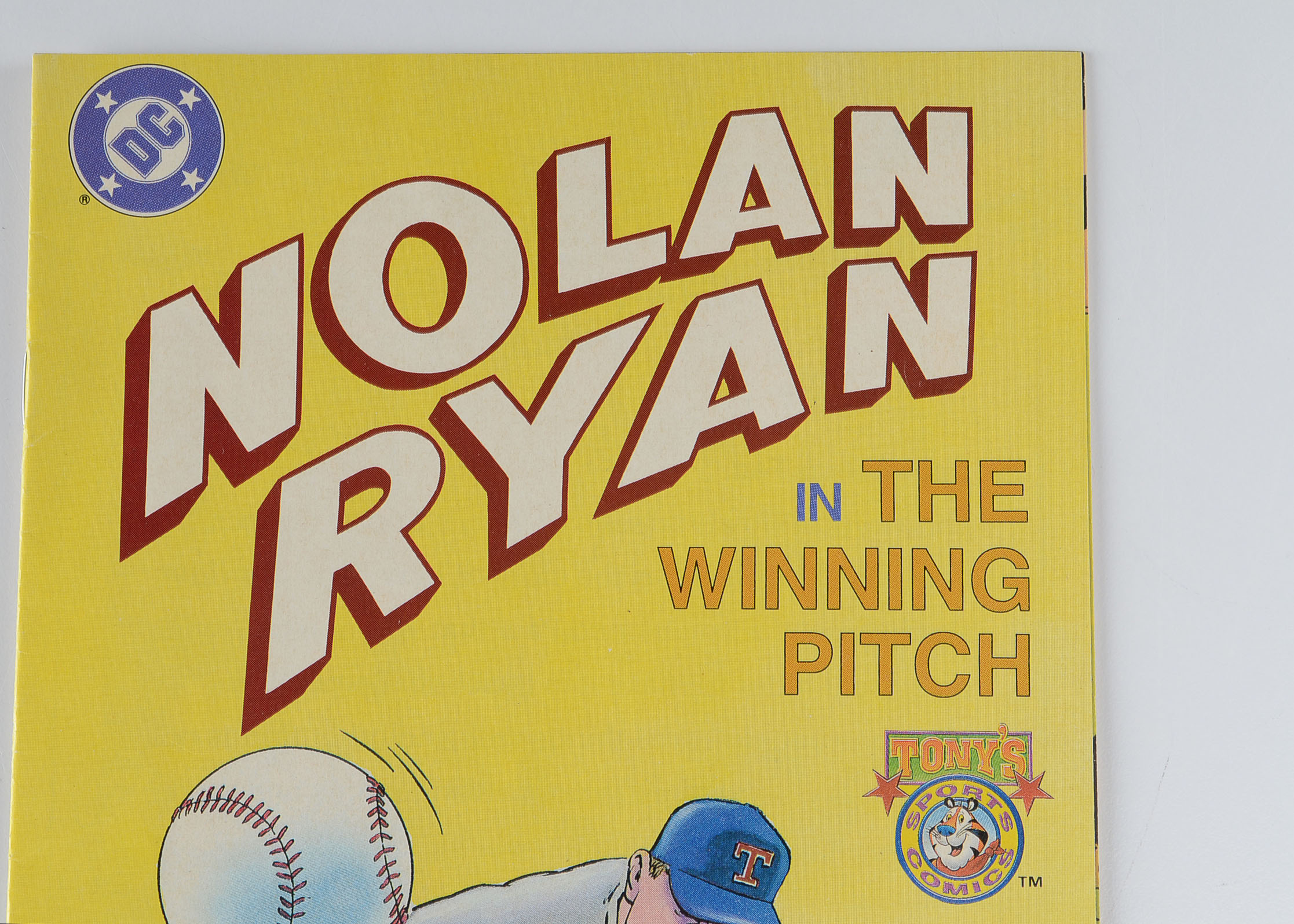 Nolan Ryan Comic Book and Signed Picture | EBTH