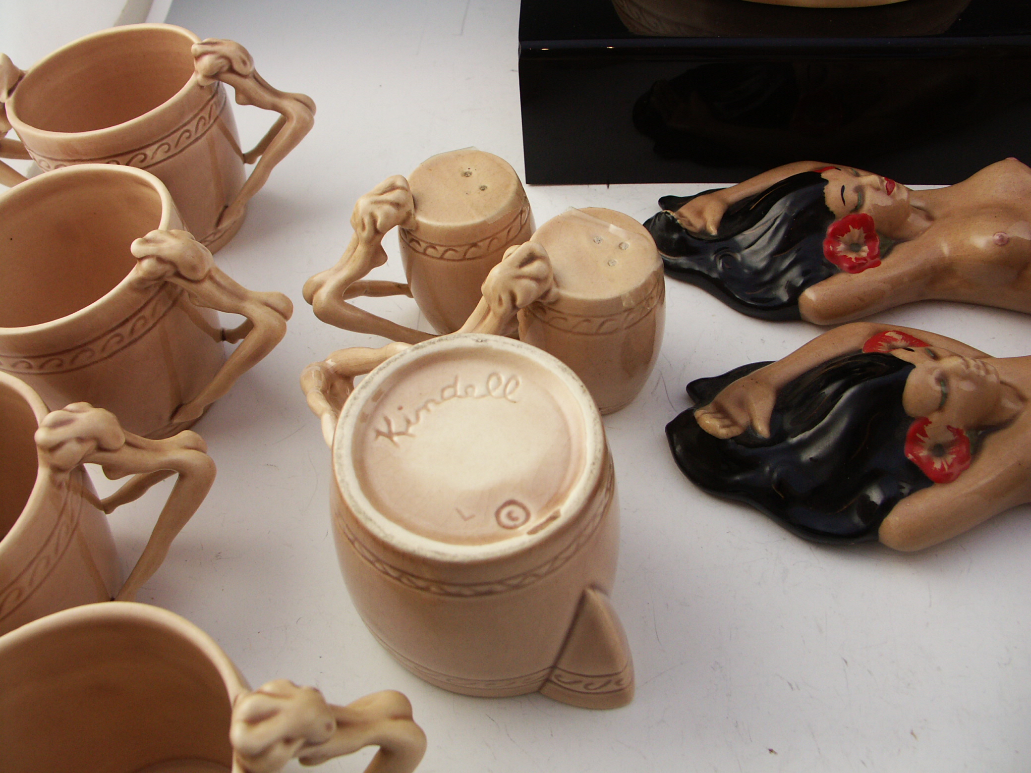 1940s Dorothy Kindell 'Nudy Girl' Pottery Collection | EBTH