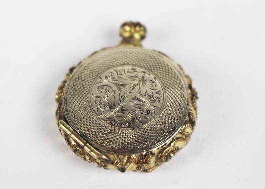 Antique Double Side Hand Crafted Locket, Civil War | EBTH