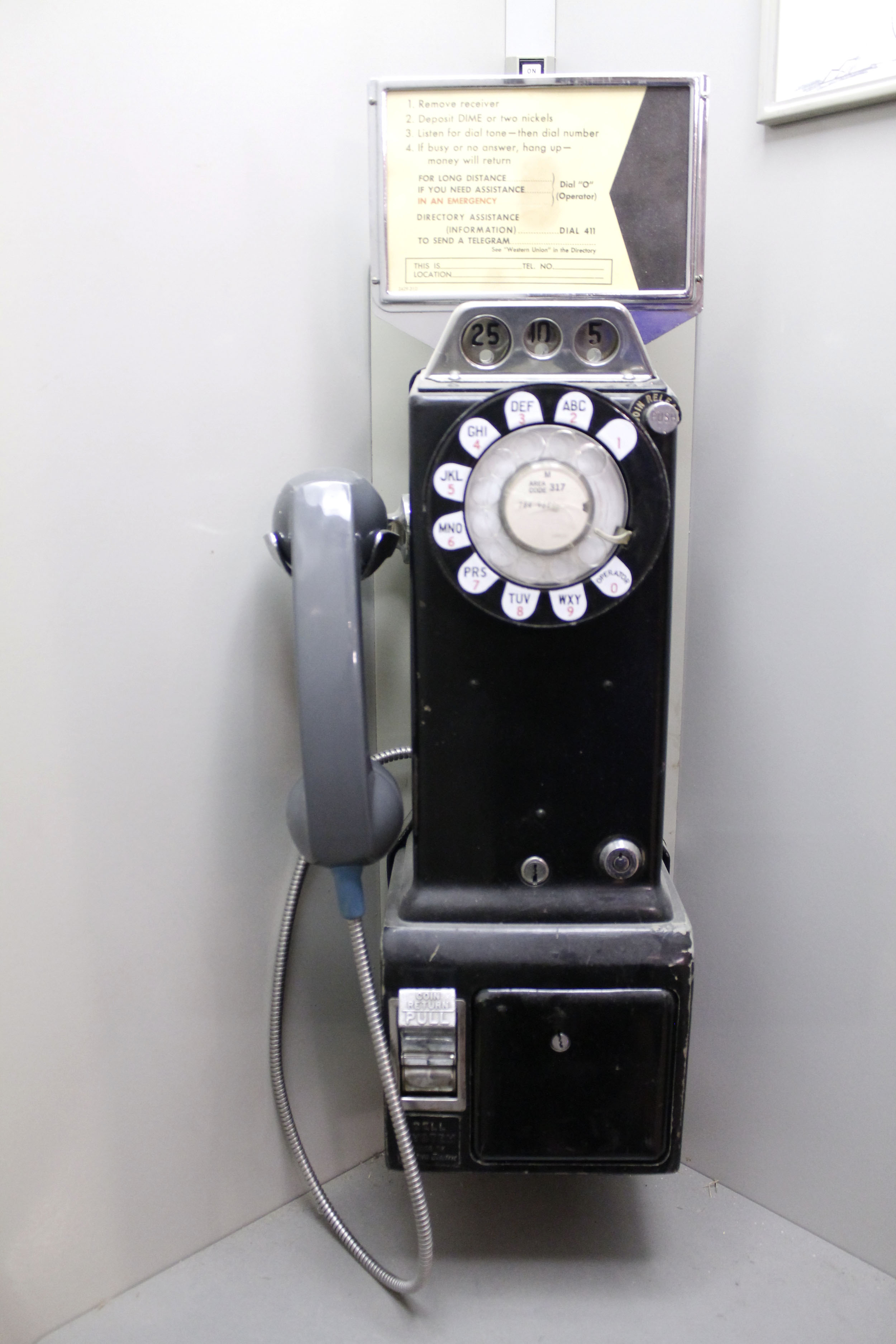 1950s Phone Booth with Phone | EBTH