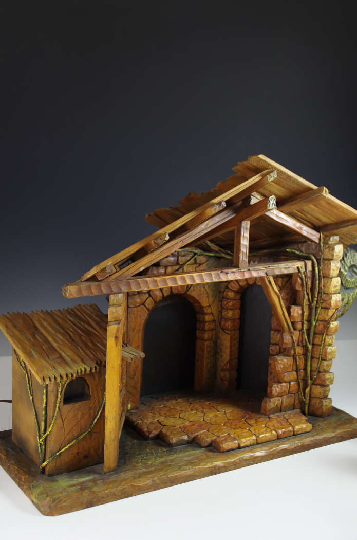 ANRI Hand-Carved Italian Nativity Creche Set | EBTH