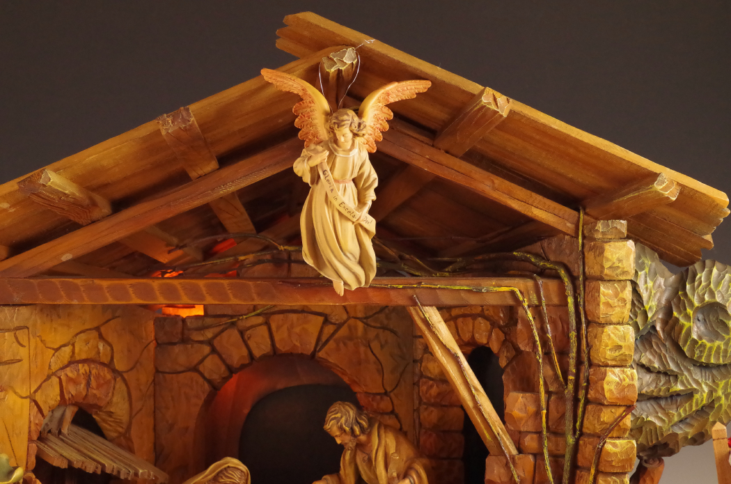 ANRI Hand-Carved Italian Nativity Creche Set | EBTH