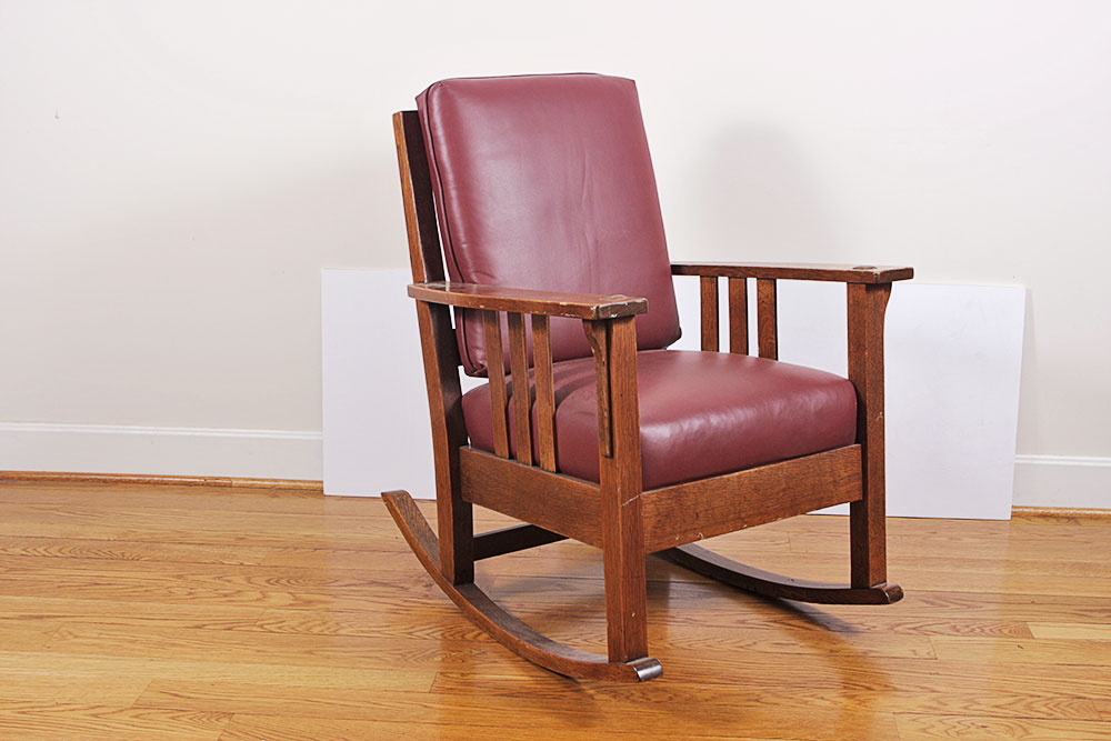Mission Style Oak Rocking Chair | EBTH