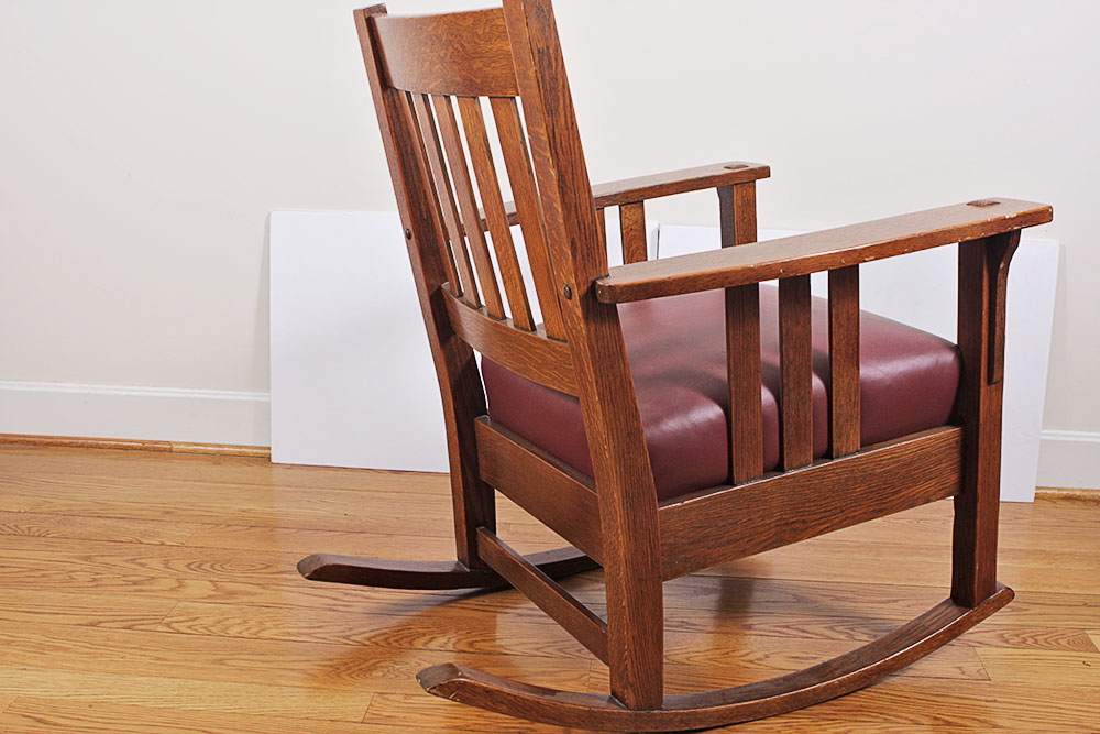 Mission Style Oak Rocking Chair | EBTH