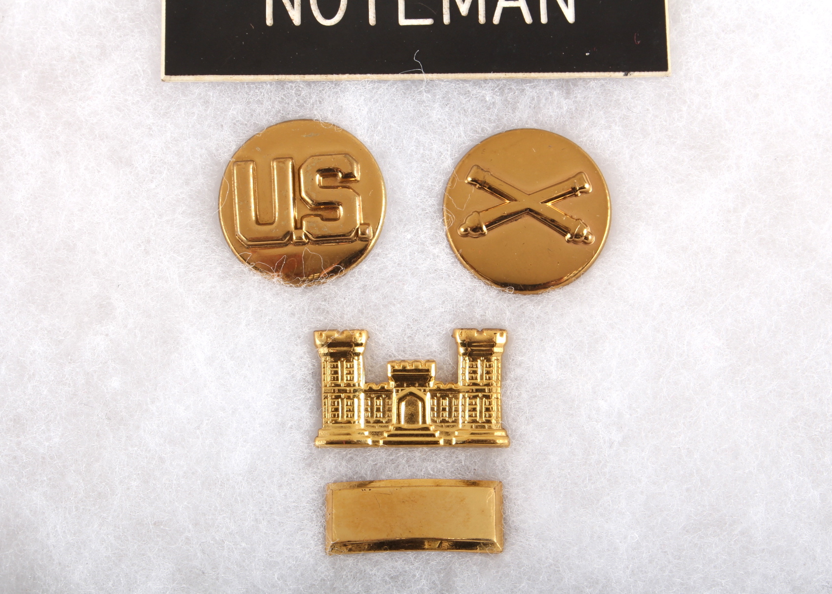 Collection of Military Pins and Collar Devices | EBTH