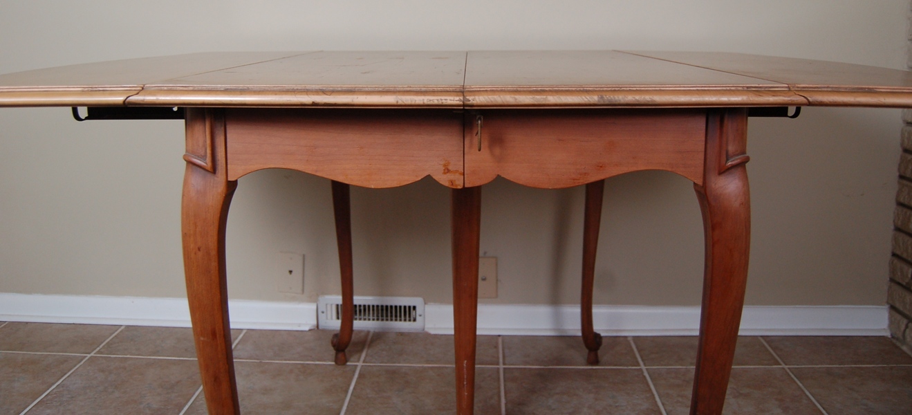 Drop-Leaf Five-Legged Table | EBTH