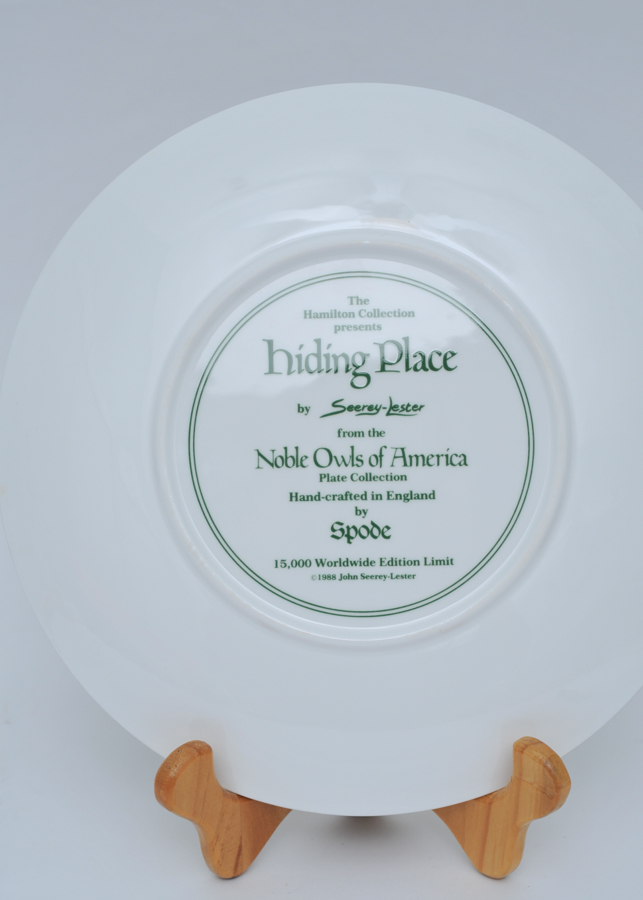 Set of Four Spode “Noble Owls of America” Collector Plates | EBTH