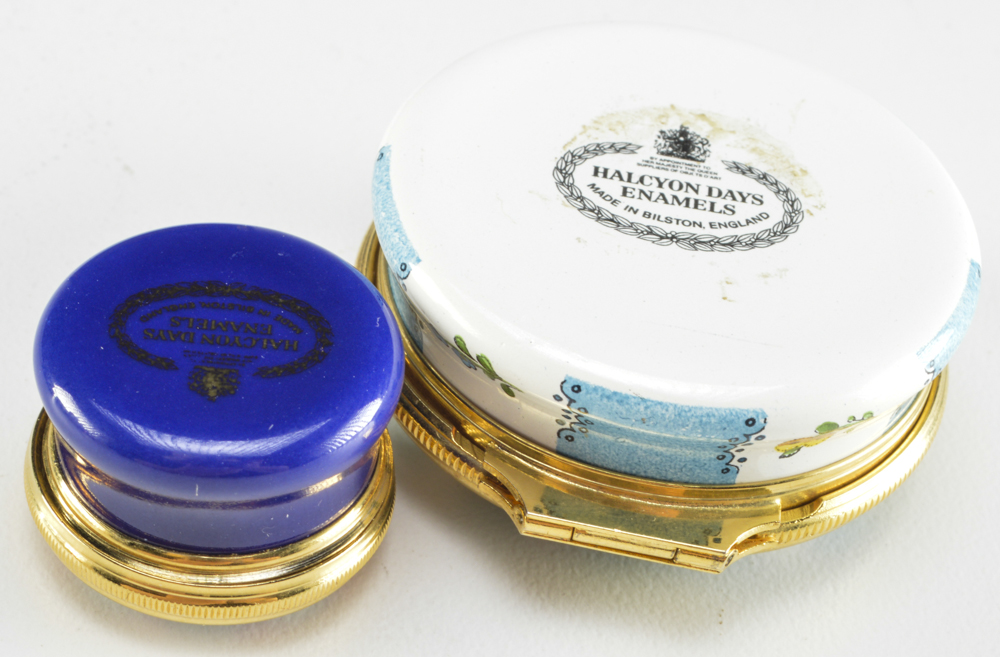 Two Halcyon Days Enamel Boxes | EBTH