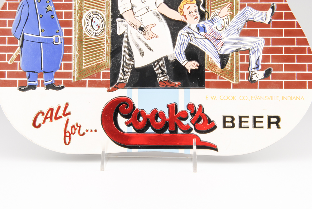 1960s "Cook's" Beer Sign | EBTH