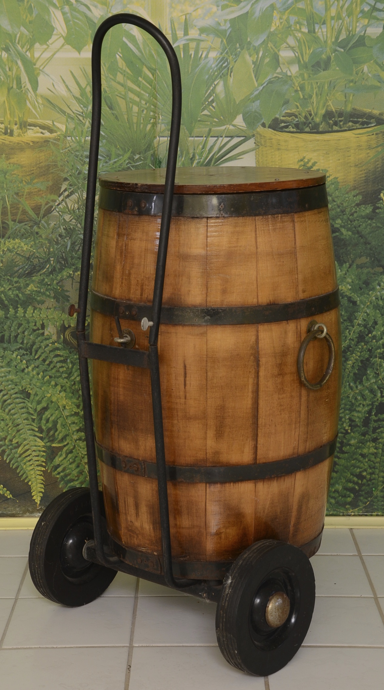 Decorative Wooden Barrel Cooler | EBTH